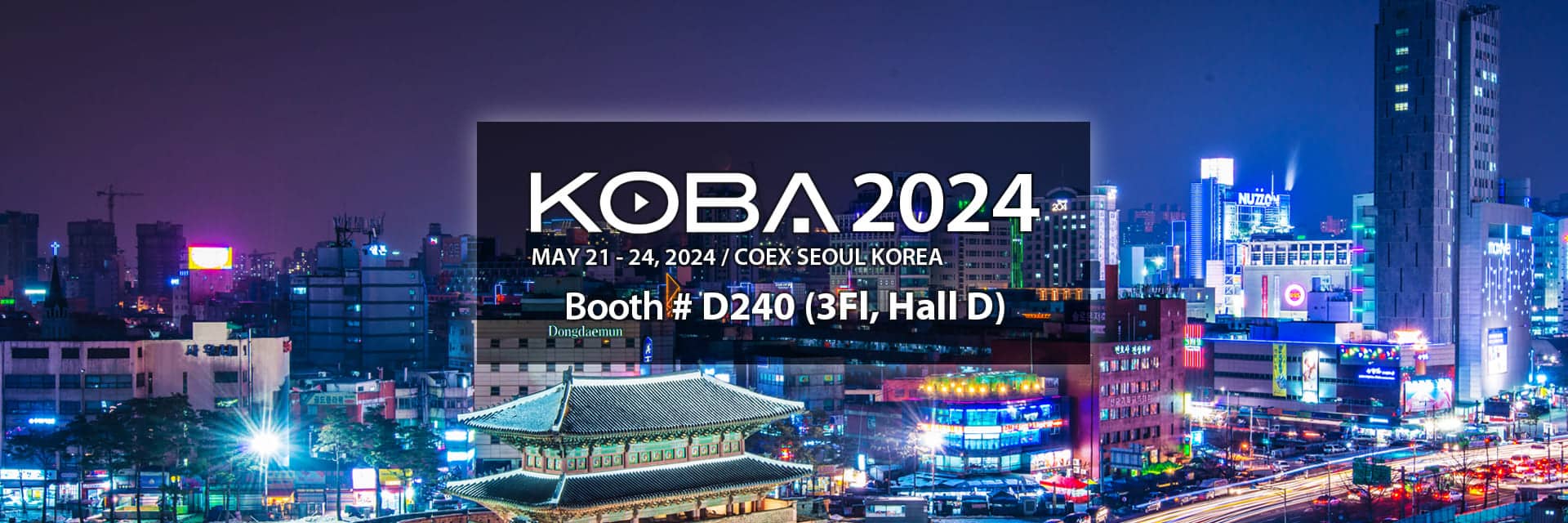 비덴트 | 2024 Koba Coex Seoul Korea(제32회 국제 방송 미디어 음향 조명 전시회)
